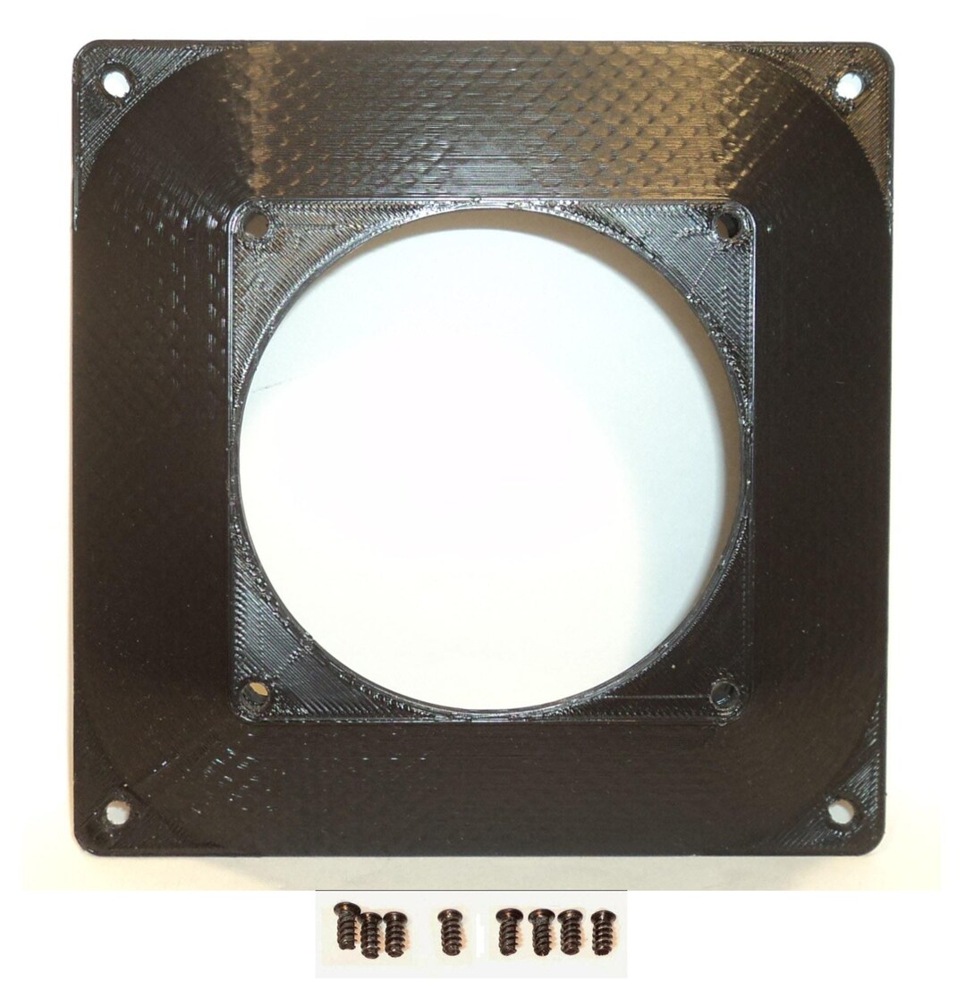 140mm to 80mm Centered Offset FAN ADAPTER Flow Converter PC Mod Custom ...