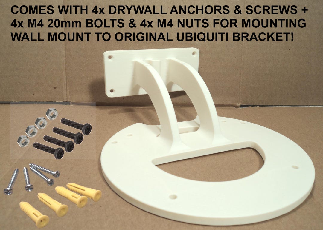 UBIQUITI U6 Enterprise LR Uap-ac-hd Horizontal Wall Mount Bracket ...