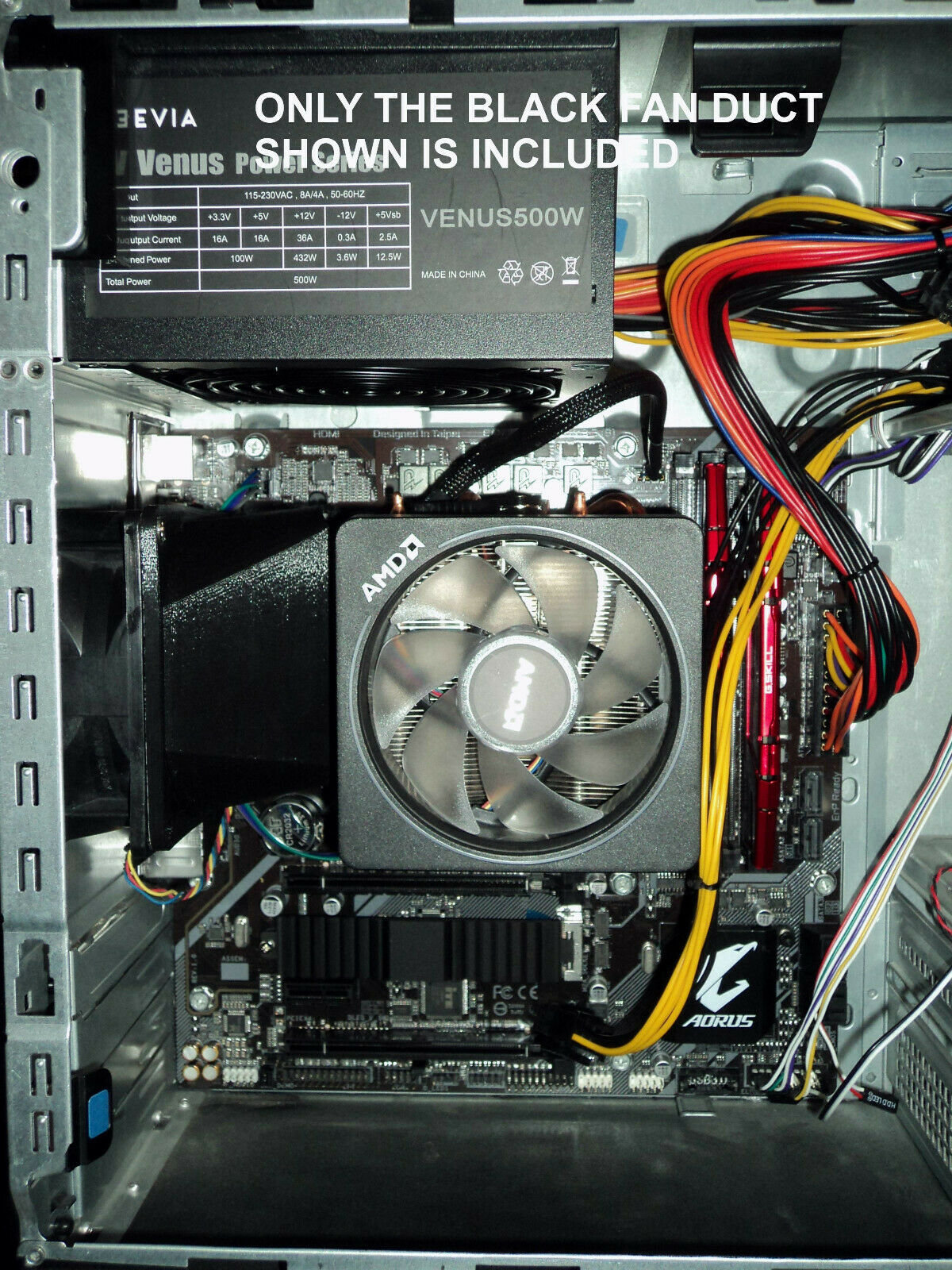 92mm VRM COOLING DUCT 92mm Fan Size Cooler Exhaust Case Fan - Etsy ...