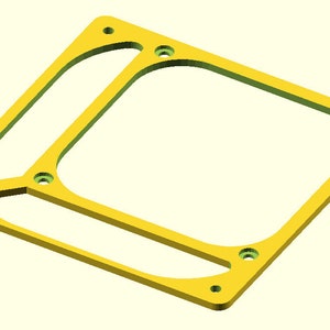 92mm Radiator to 120mm CORNER OFFSET Flat Fan Adapter Converter Change ...