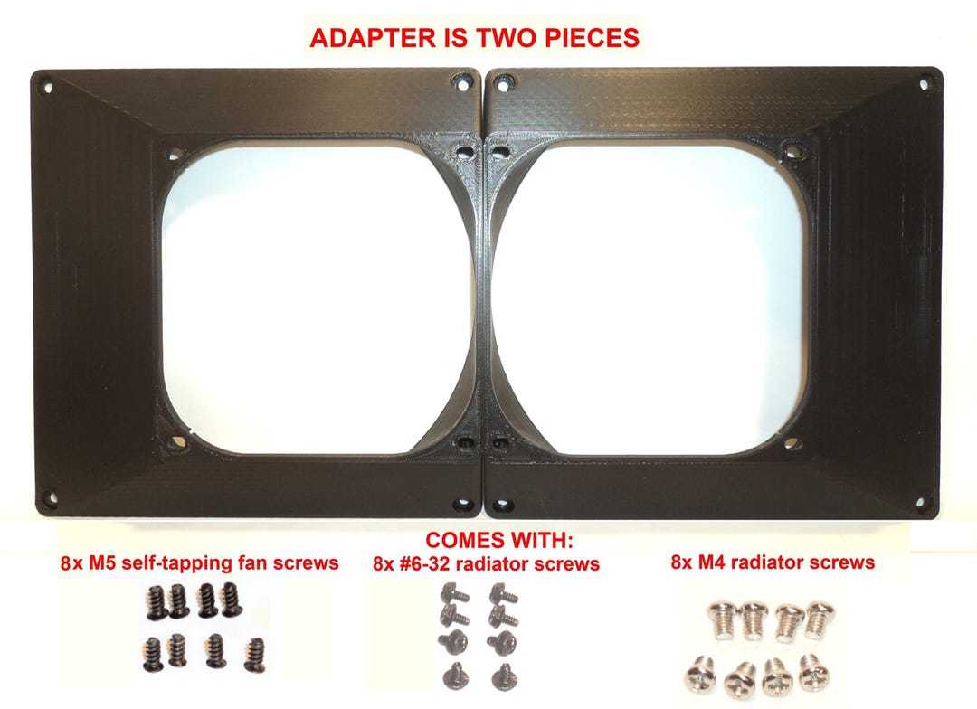240mm AIO Radiator + 2x 180mm Fans to 2x 120mm Fan Slots Mounting ...