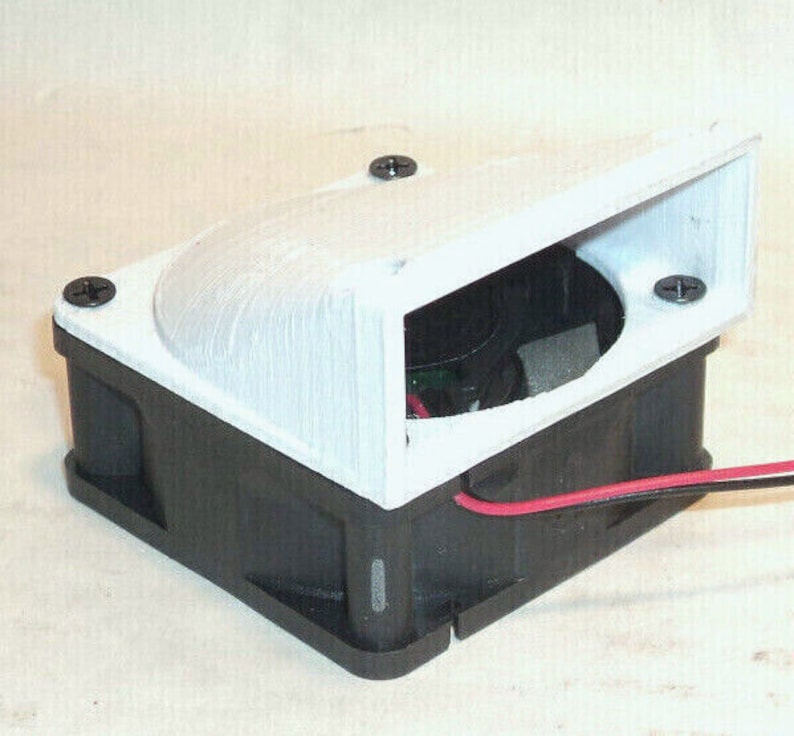60mm Fan RIGHT Angle DUCT Cooling Fan Vent Cooler Exhaust Case - Etsy