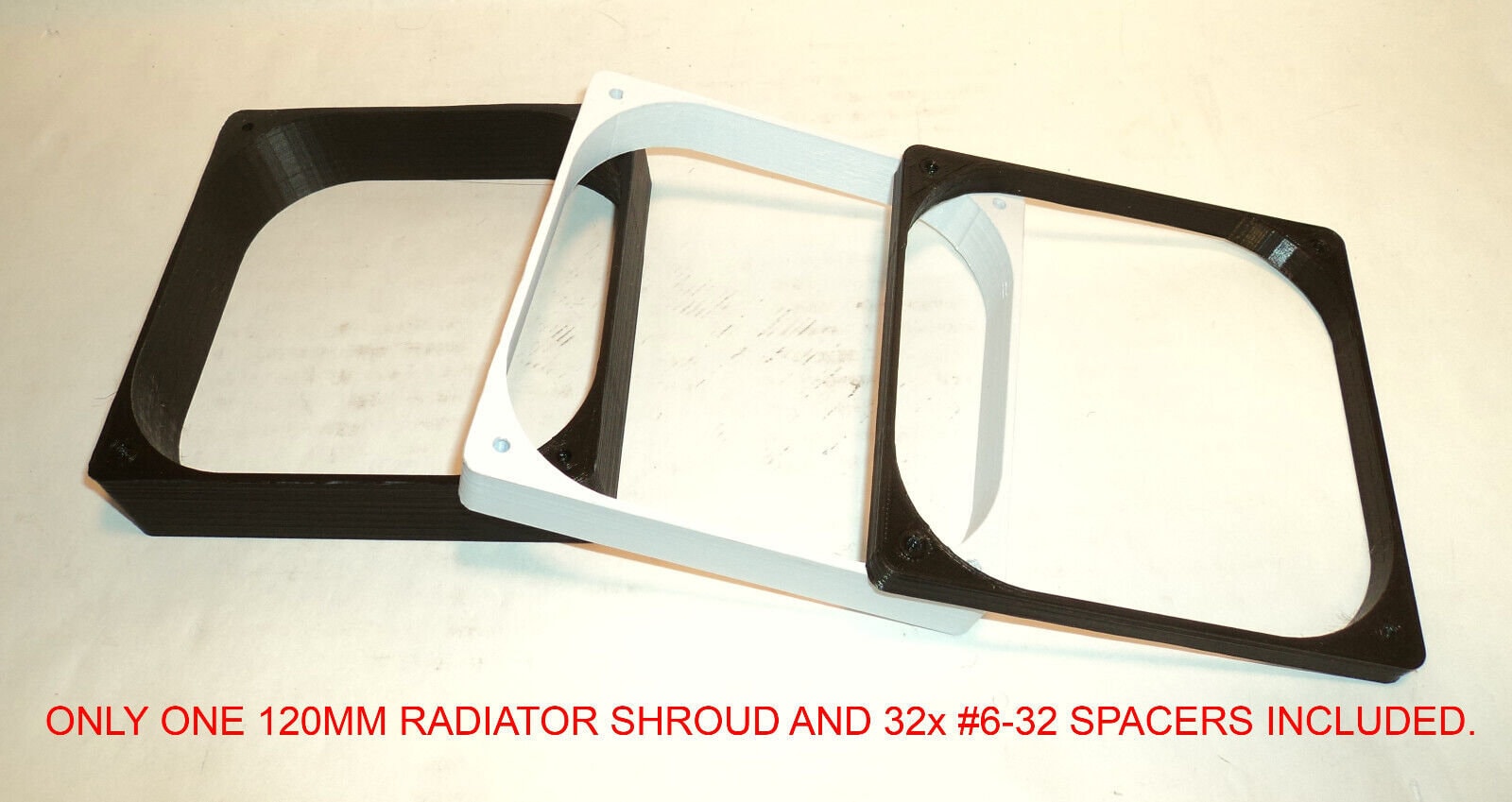 120mm 240mm 360mm AIO Radiator Shroud Computer Fan PC Case Mod Custom ...