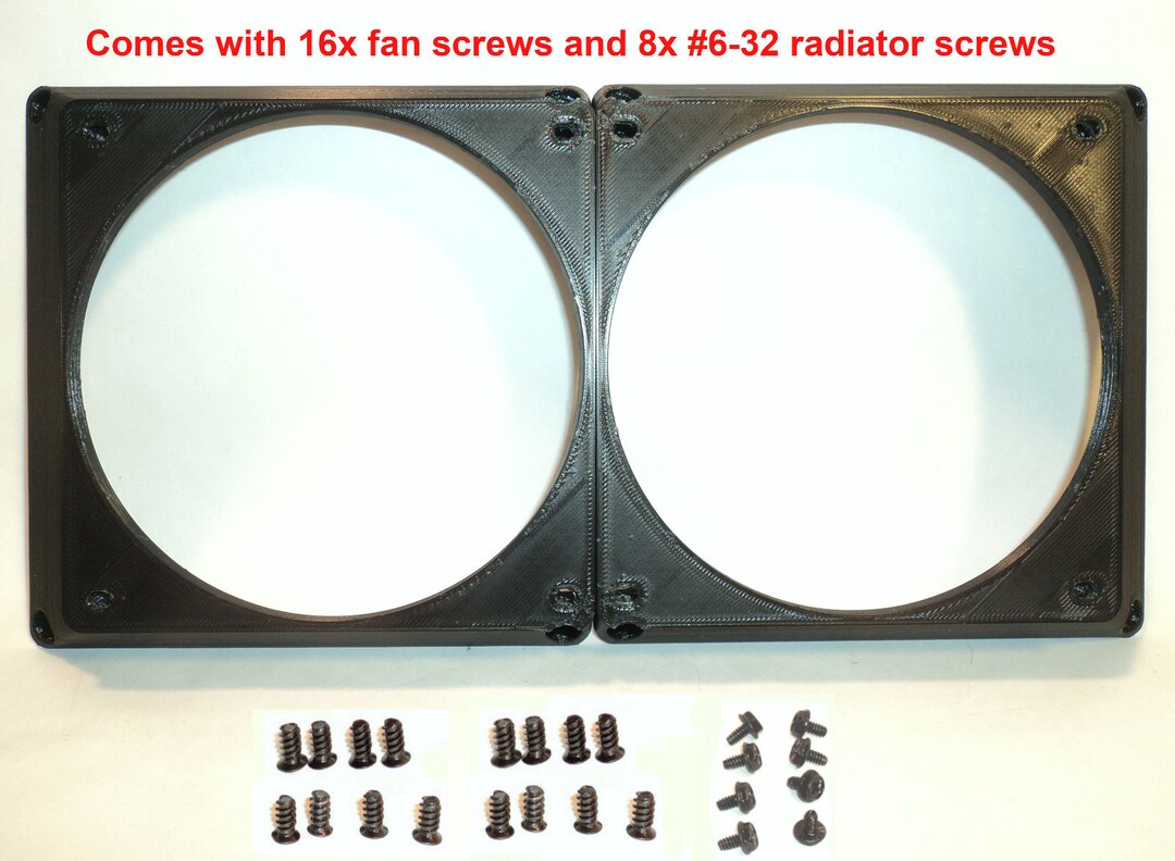 240mm Radiator 2x 140mm Fans to 2x 140mm Fan Slots Mounting - Etsy