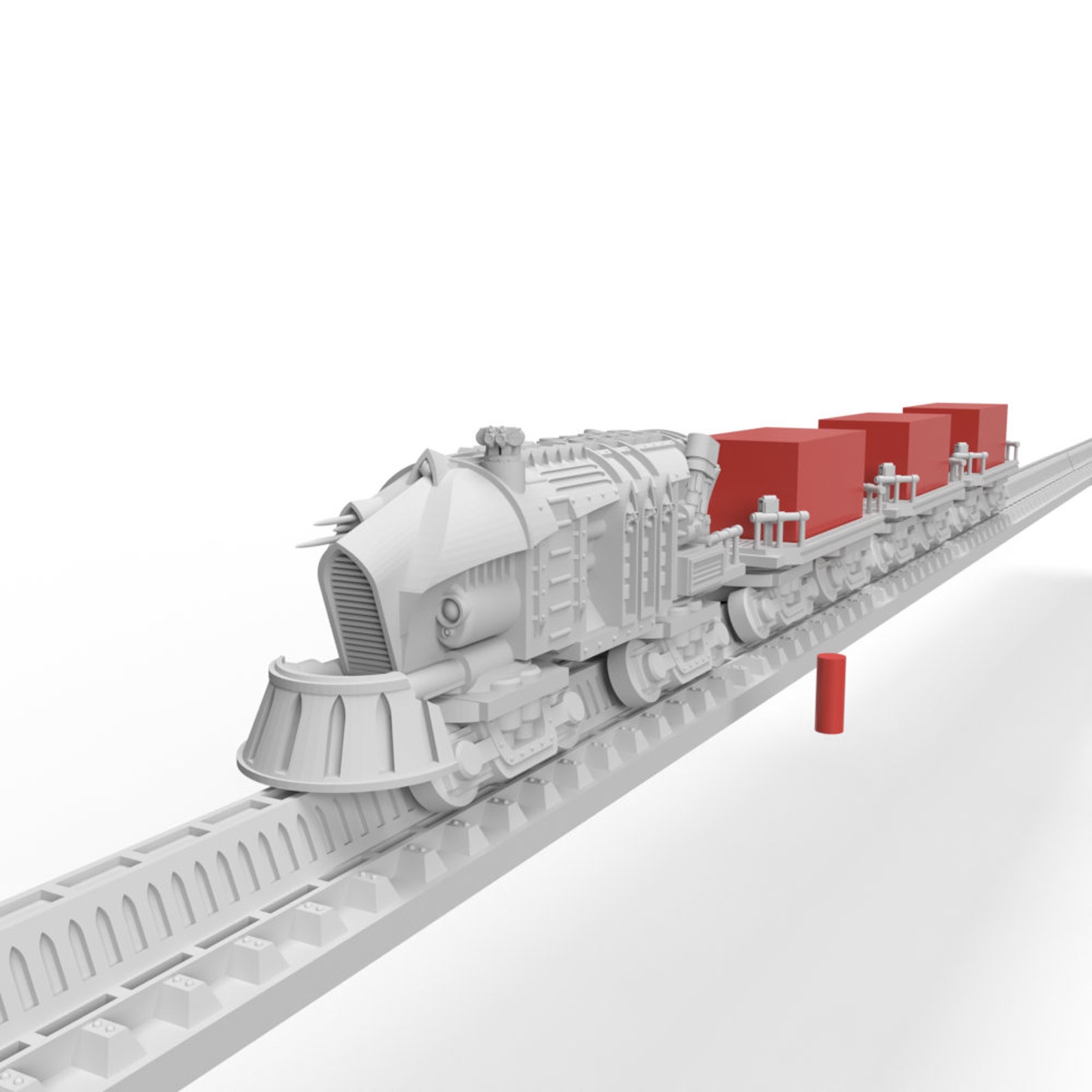 Grimdark Terrain Heresy Train Base Kit Sci-fi 8mm Scale | Etsy Canada