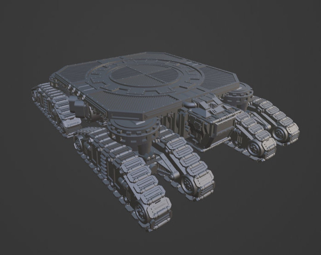 Grimdark Terrain Cargo Crawler Mk 1 8mm Scale Scifi Kit - Etsy