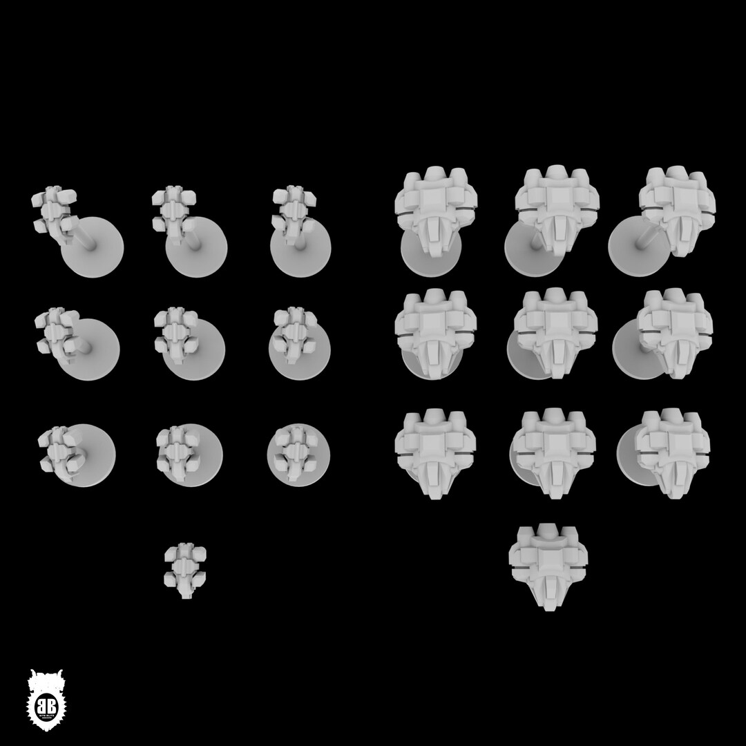Bits Blitz Designs - Fleet Scale Shuttles - Battlefleet Gothic - Space ...