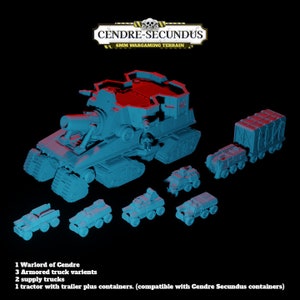 Bishok - Cendre Warmaster Tank Sci-fi 8mm Scale Model - Etsy