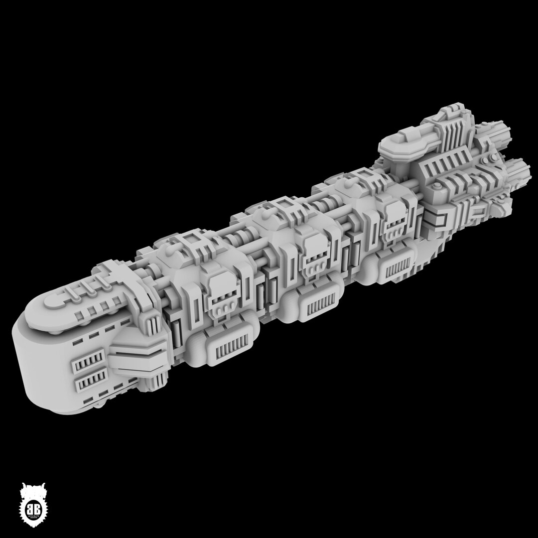 Bits Blitz Designs - Fleet Scale Logistics Ship - Battlefleet Gothic ...