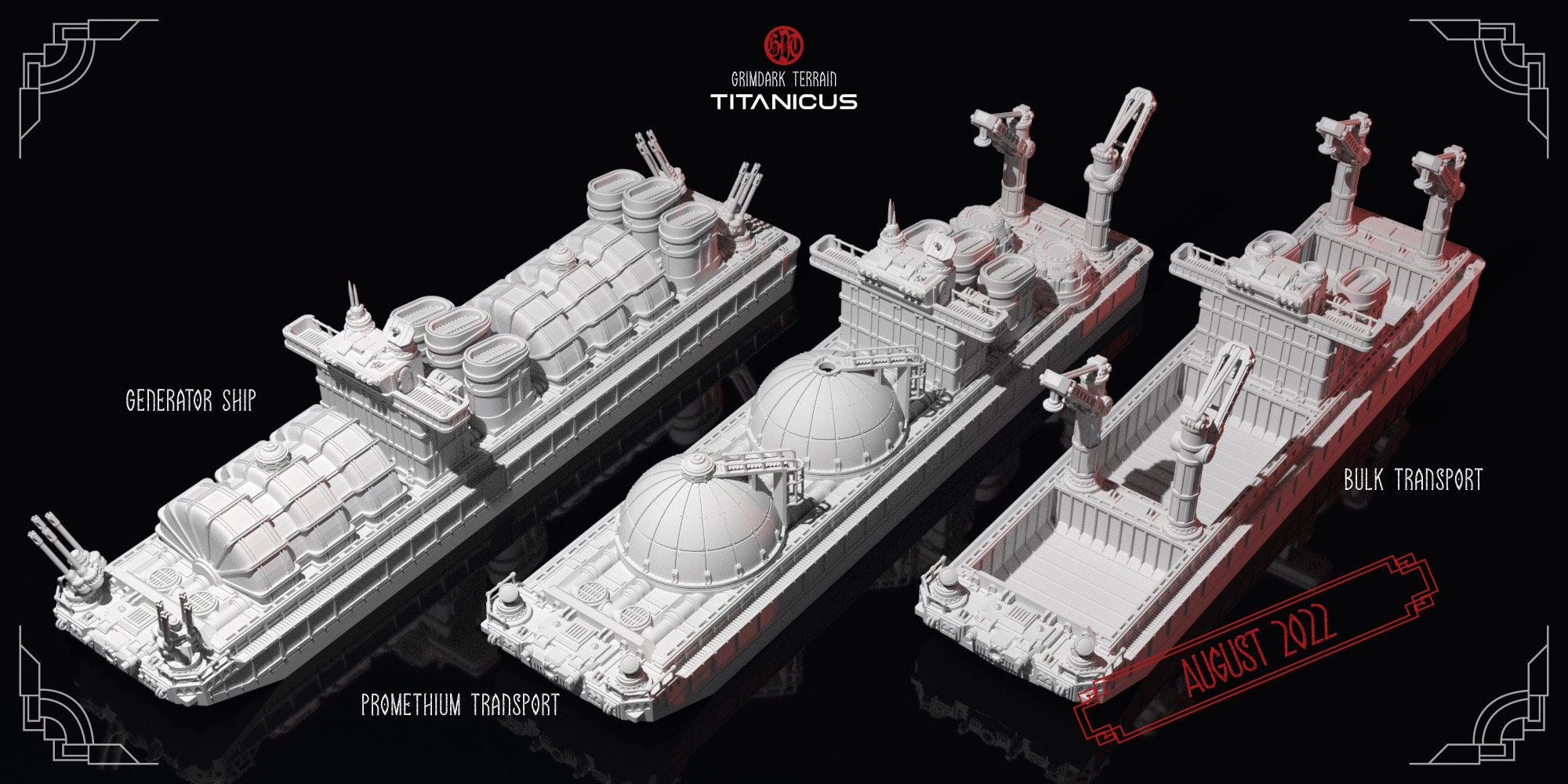 Grimdark Terrain Navale Imperialis Ships Sci-fi 8mm Scale - Etsy