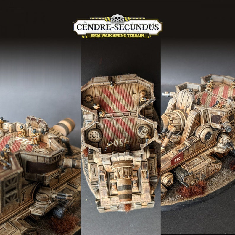 Bishok Cendre Warmaster Tank Sci-fi 8mm Scale Model - Etsy