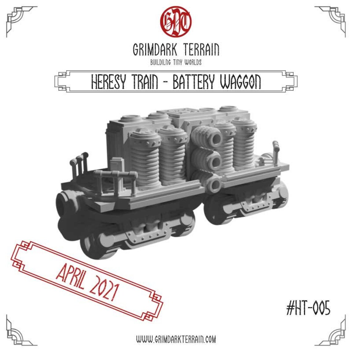 Grimdark Terrain Heresy Train Battery Wagon Sci-fi 8mm Scale - Etsy Canada