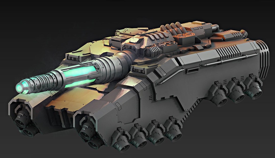 Terran Warhosts Kharaidan Executioner Tank 28mm Sci-fi Modelo ...