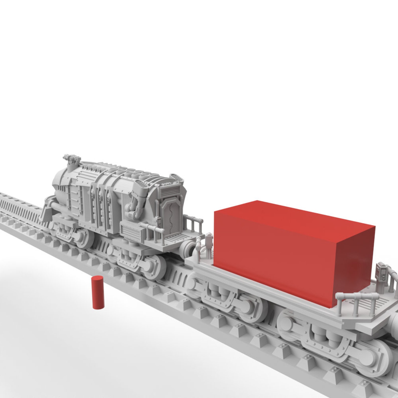 Grimdark Terrain Heresy Train Base Kit Sci-fi 8mm Scale - Etsy Canada