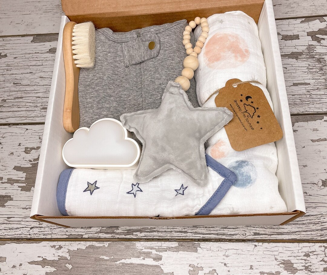 Outer Space Baby Gift Set Moon & Stars Baby Gift Set Gender Neutral ...