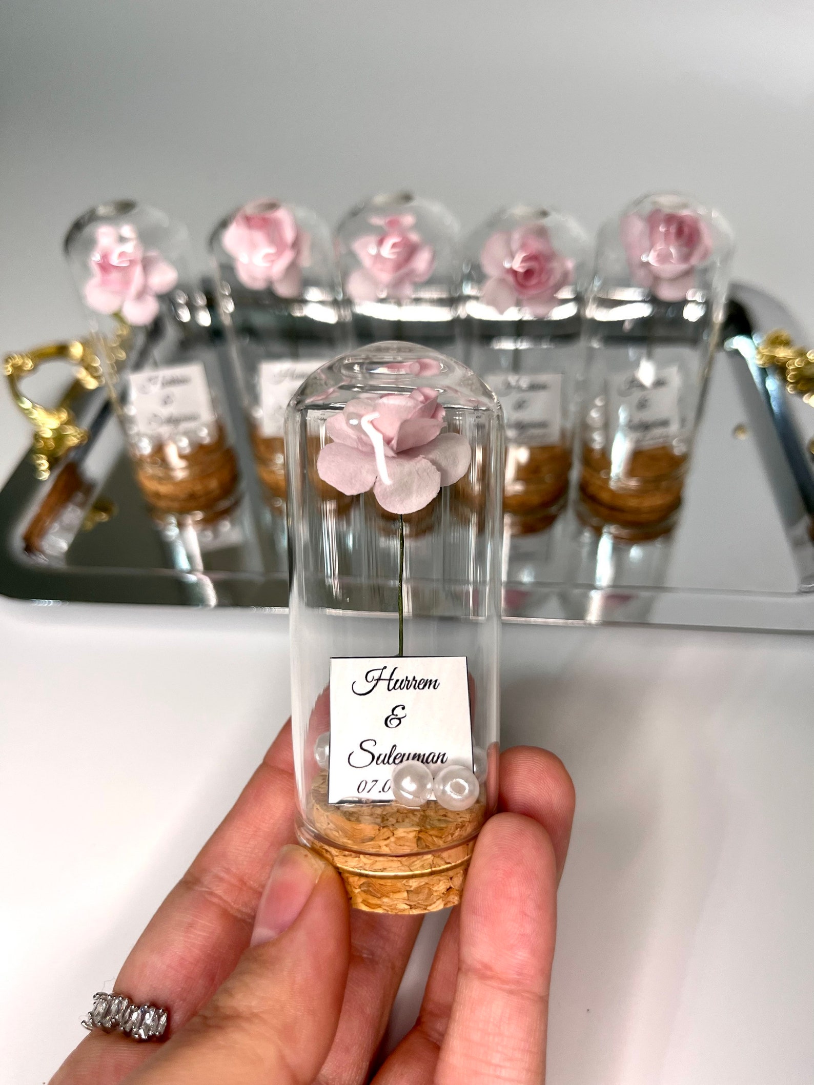 Wedding Favors for Guests Rose Dome Favors Beauty and the - Etsy