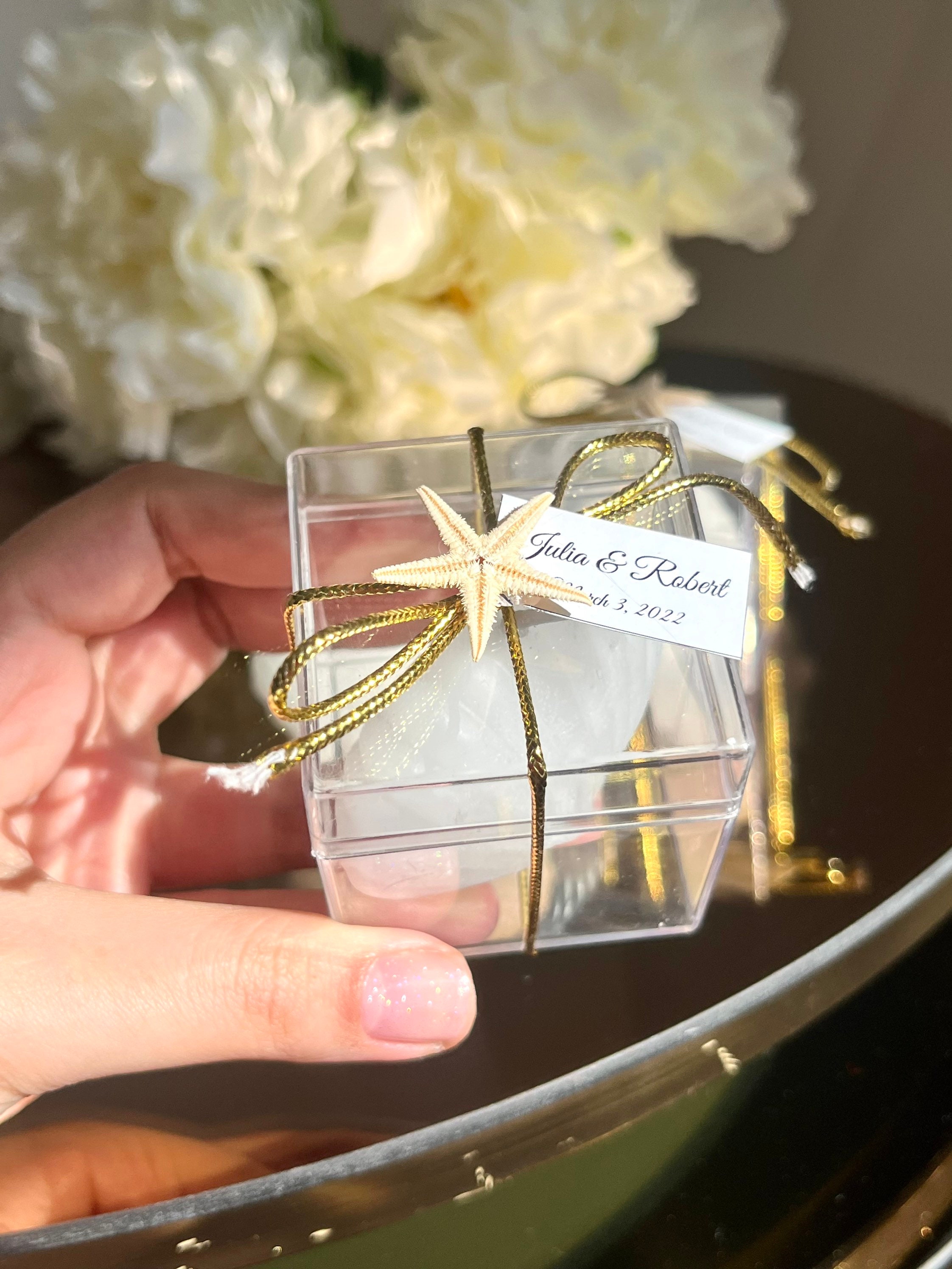 Beach Wedding Favors Seashell Candle Favors Thank You Favors - Etsy