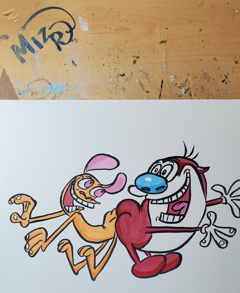 Ren and Stumpy Art Drawing, 90's Cartoon Fan Art, Ren & Stumpy Study on ...