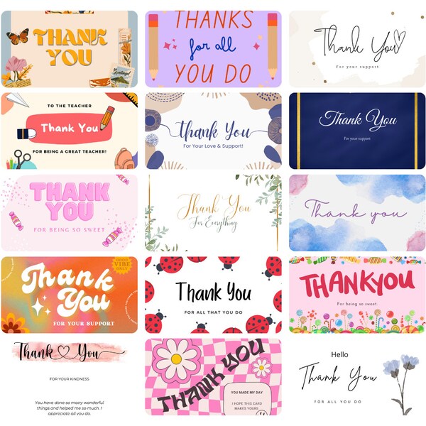 Pageant Thank You Cards - Etsy