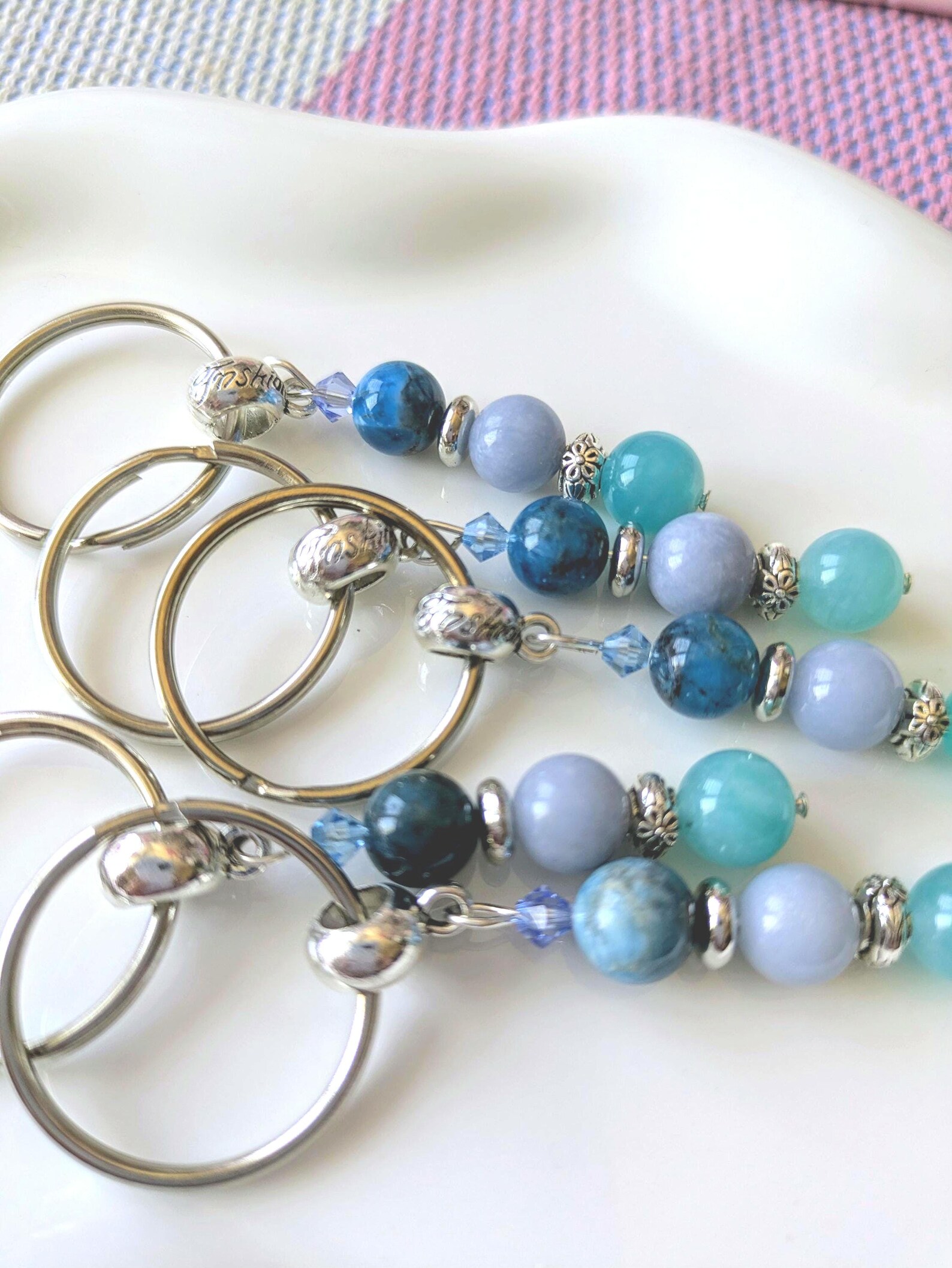 Crystals Key Ring for Calm Confidence. Keychains. Crystal Gift. Healing ...