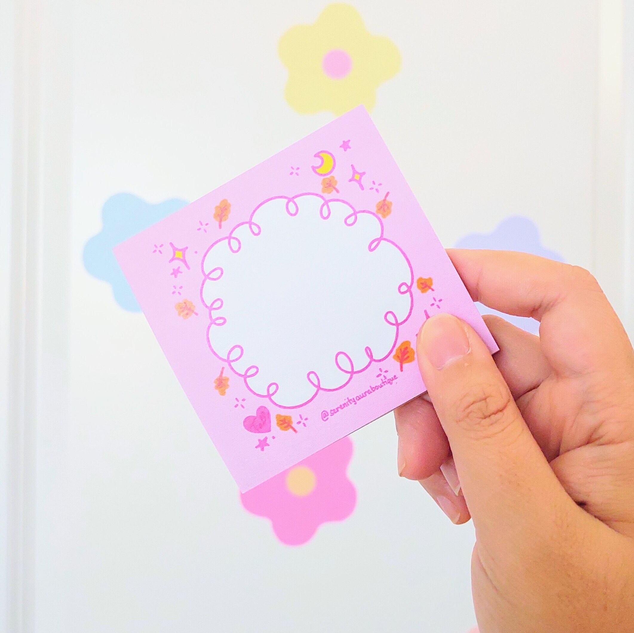 Magical Pastel Sticky Note Set | Fun Office Supplies for Journals ...