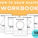 10 Printable Trace the Shape Worksheets, Preschool, Learning Shapes ...