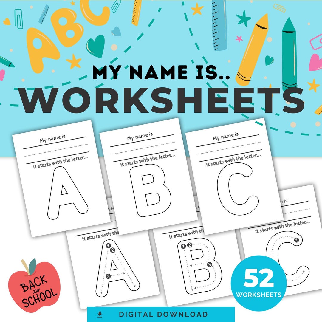 Alphabet Tracing Worksheets: Uppercase & Lowercase Handwriting (PDF ...