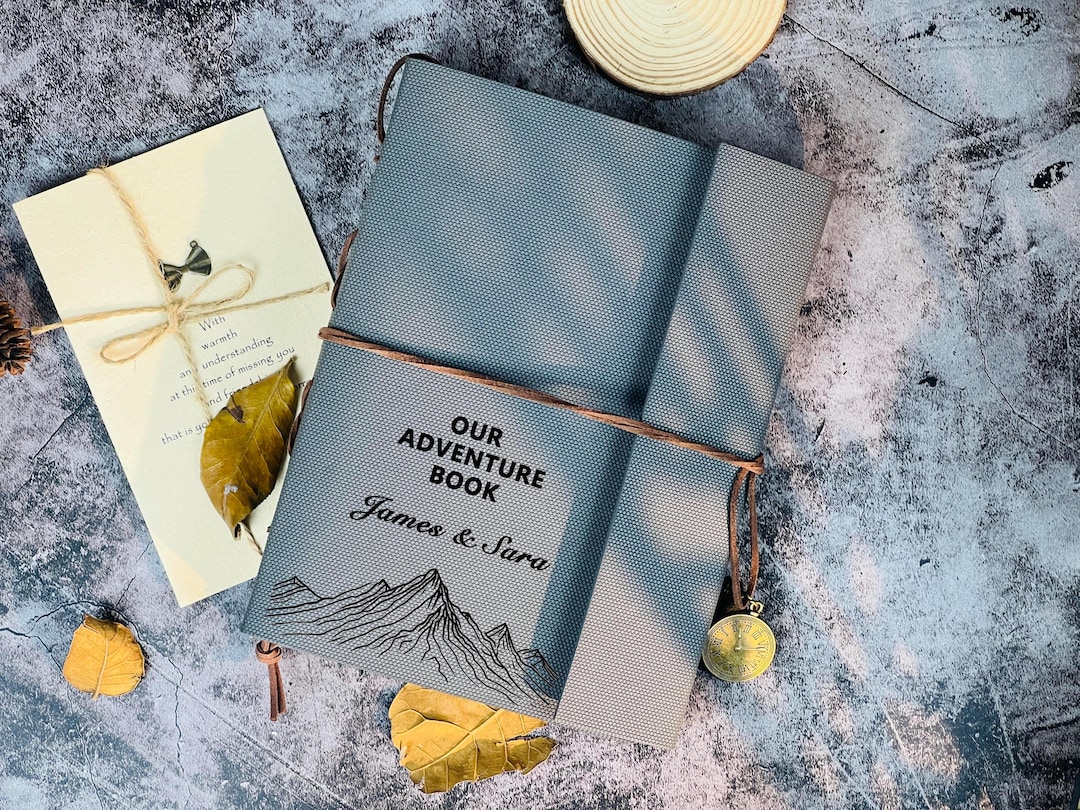 Personalized Our Adventure Book |journal |scrapbook, Anniversary Gift ...