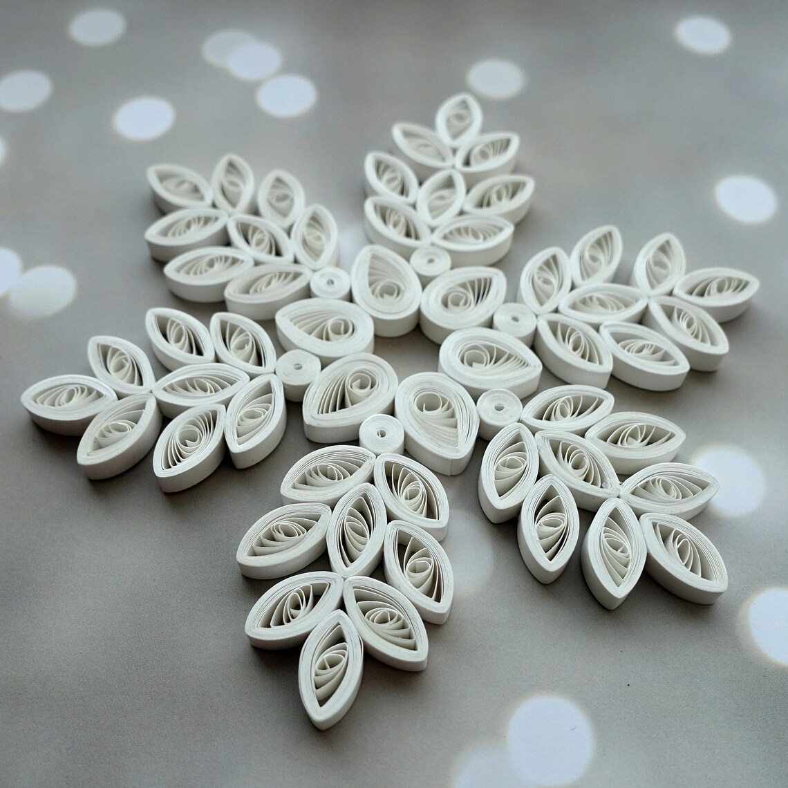 Quilled Snowflake, Paper Snowflake, Quilled Ornament, Snowflake ...