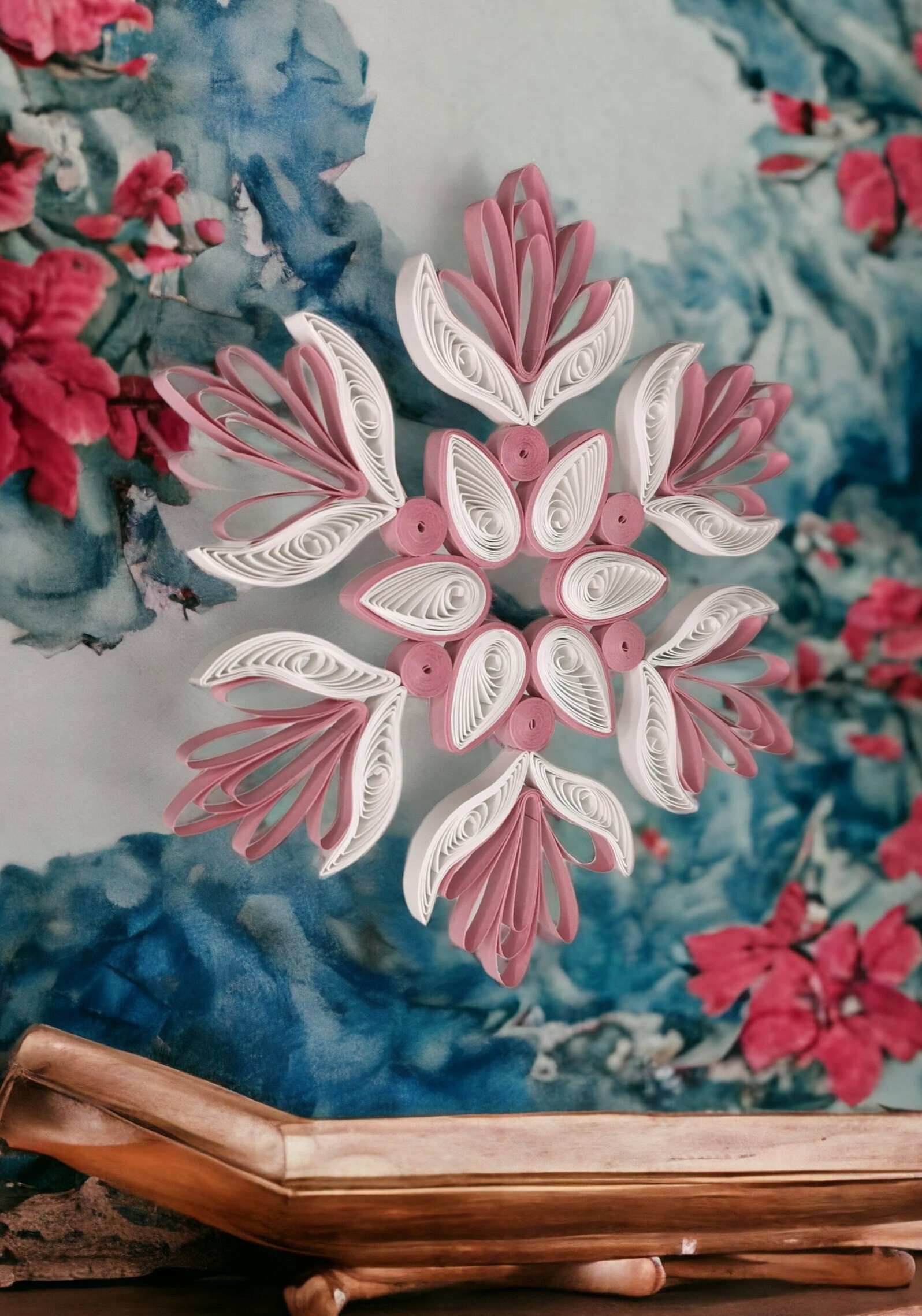 Quilled Snowflake Paper Snowflake Quilled Ornament - Etsy