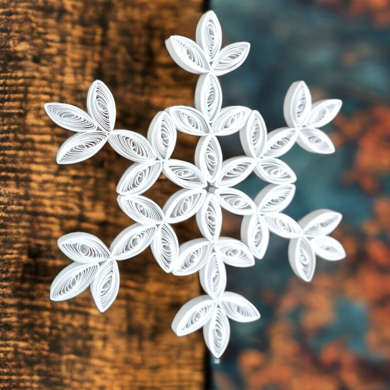 Quilled Snowflake - Etsy