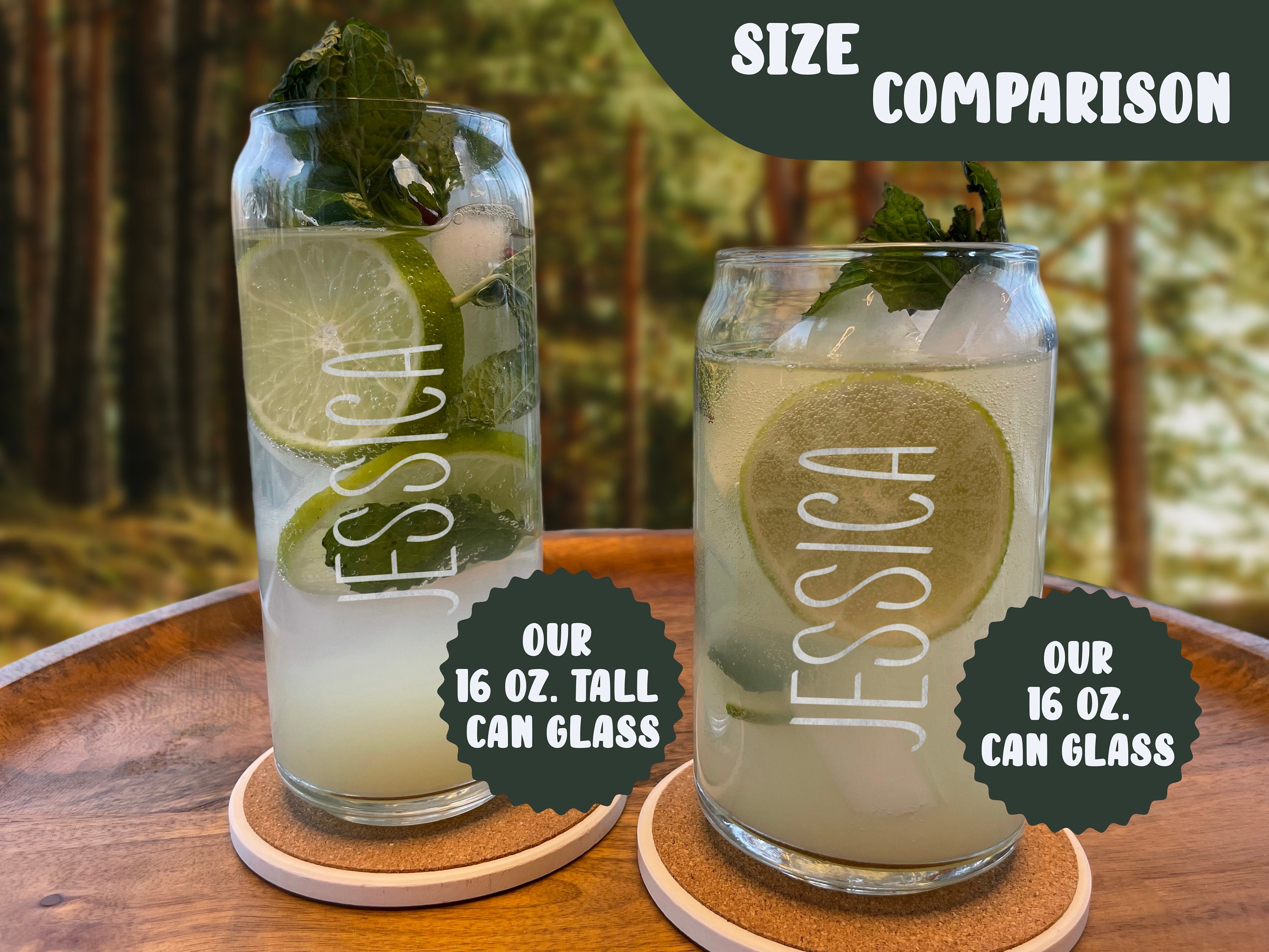 Personalized Tall Can Glass Custom Engraved Cocktail Can | Etsy