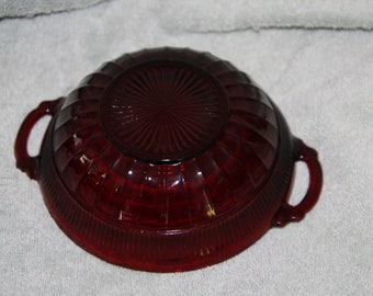 Ruby Red Depression Glass - Etsy