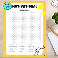 Mental Health Crossword | Calming Crossword Puzzle | Feel Good Puzzle ...