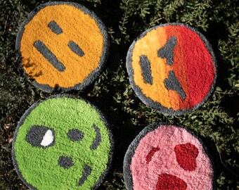 Emoji Bath Rug - Etsy