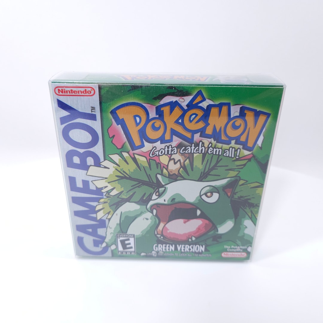 GAMEBOY / Pokemon Green / Box & Case - Etsy