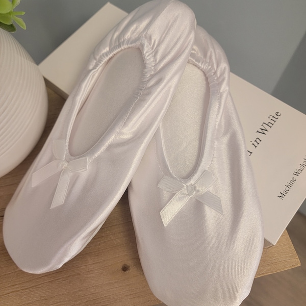 Satin Slippers - Etsy