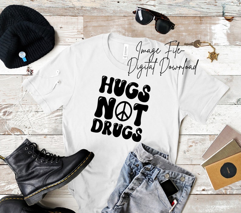Hugs Not Drugs Svg and Png Recovery Svg Say No to Drugs Svg - Etsy