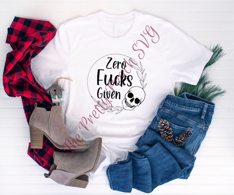 Zero Fucks Given SVG Bundle Skull Svg Bundle No Fucks Given | Etsy