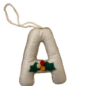 Christmas Ornament Initial, Letter Ornament , Personalised Christmas ...