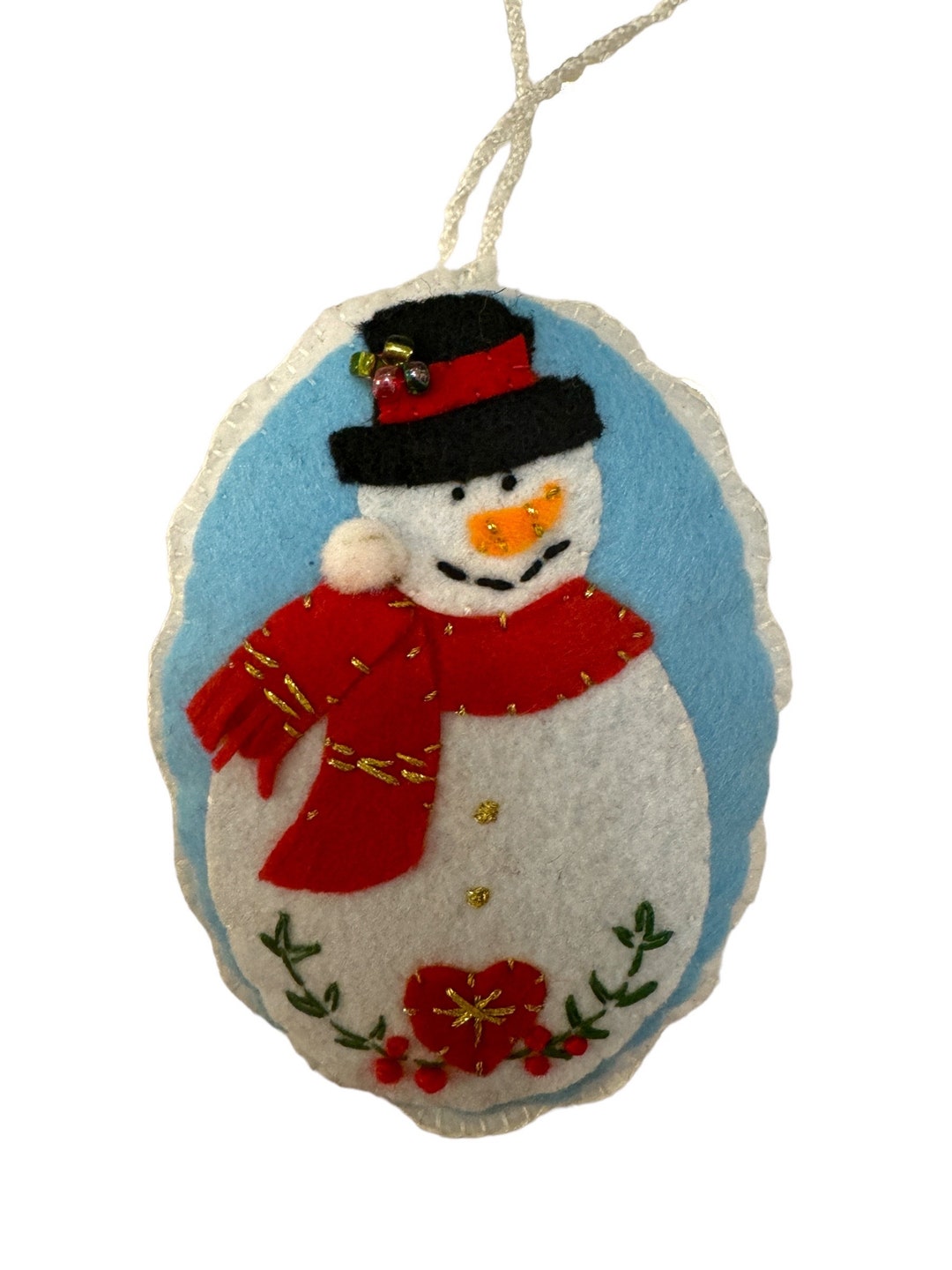 Christmas Ornament Snowman , Snowman Ornament , Christmas Decoration ...
