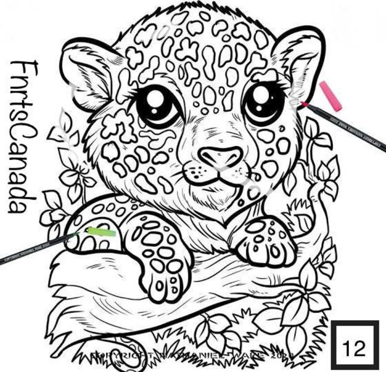 Digital Colouring Pages For Kids Etsy Digital Colouring Pages For Kids Etsy