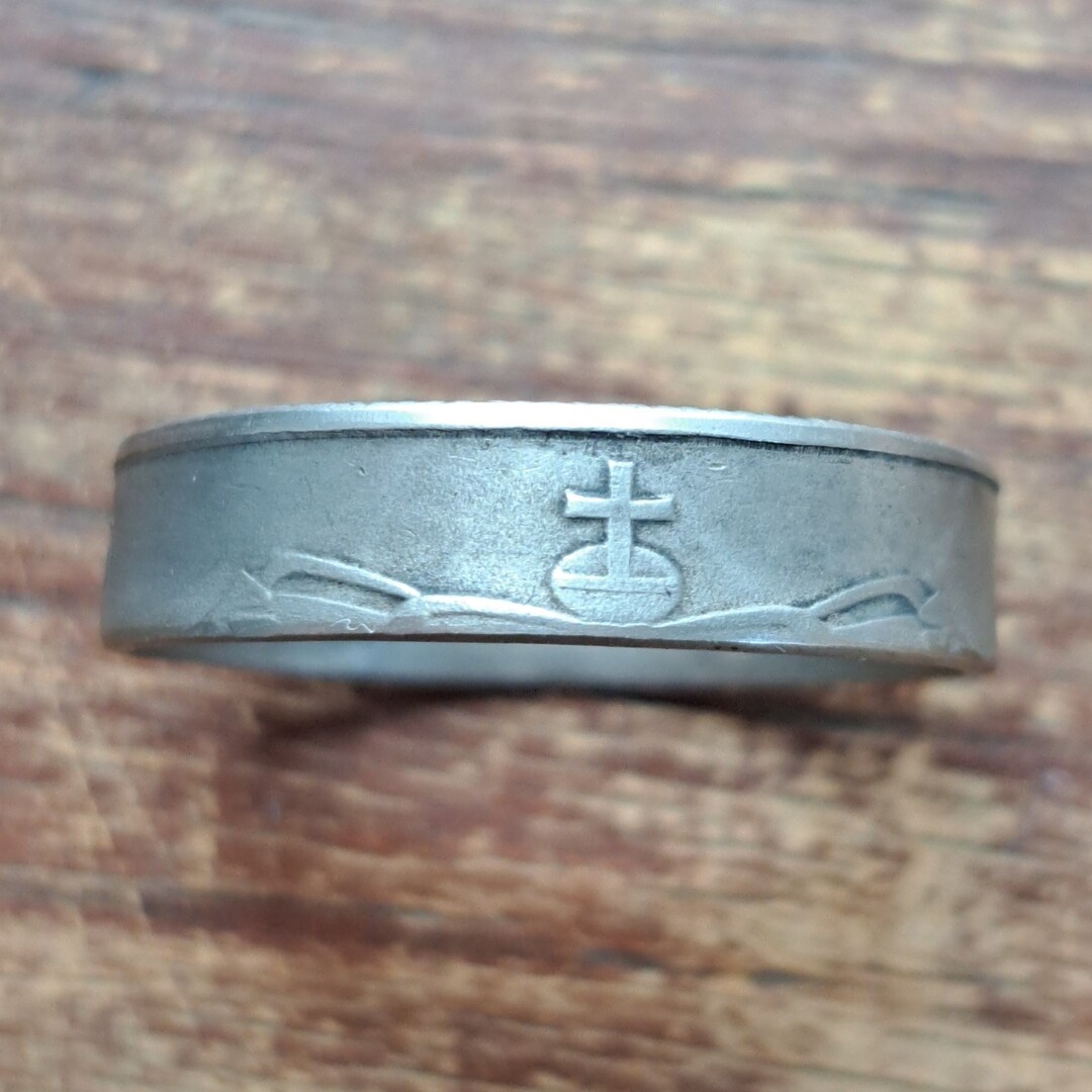 Norway Crown Ring Made of Genuine Norwegian Foreign Coin Jewelry ...