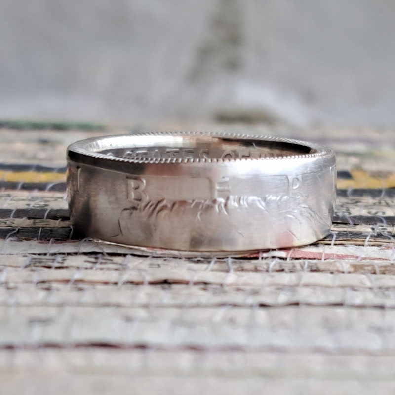 Mens Silver Dollar Ring - Etsy