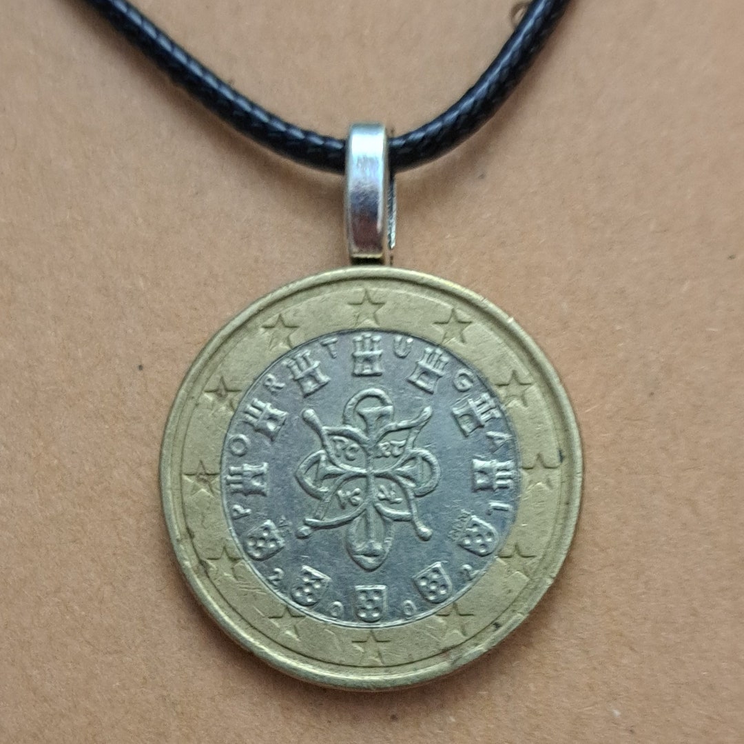 Portuguese Coin Necklace, Portugal Jewelry, Europe, European Foreign ...