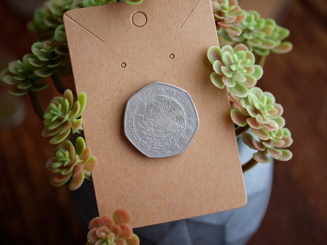 Mexican Eagle Pin, Mexico Coin Pin, Foreign Coin Pin, Latino Pins ...