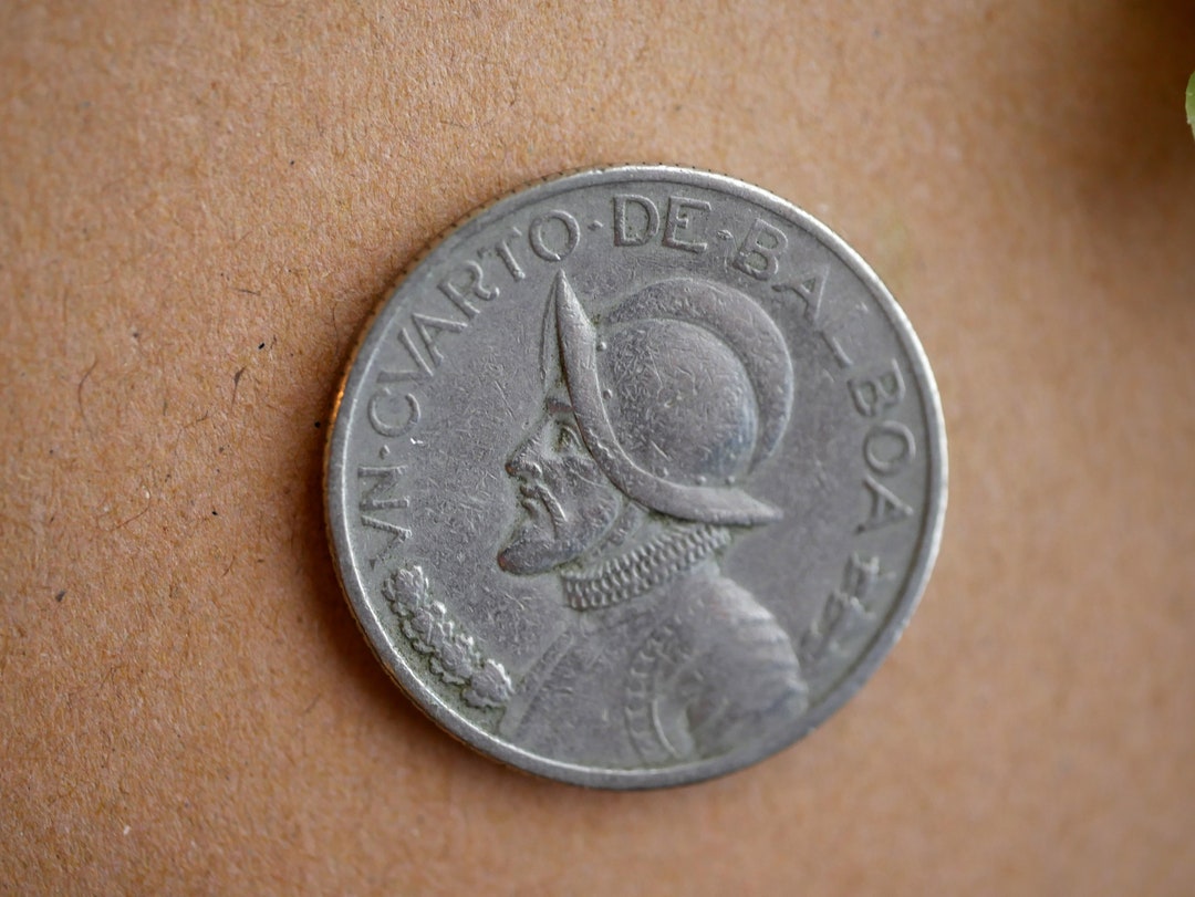 Panama Coin Pin, Genuine Foreign Coin Brooch Lapel Pin From Panama ...