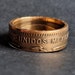22k Gold Mexican Diez Pesos Coin Ring: Vintage Eagle Wedding Band - Etsy