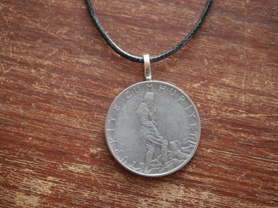 Middle East Turkey Coin Necklace, Beautiful Foreign Coin Jewelry ...