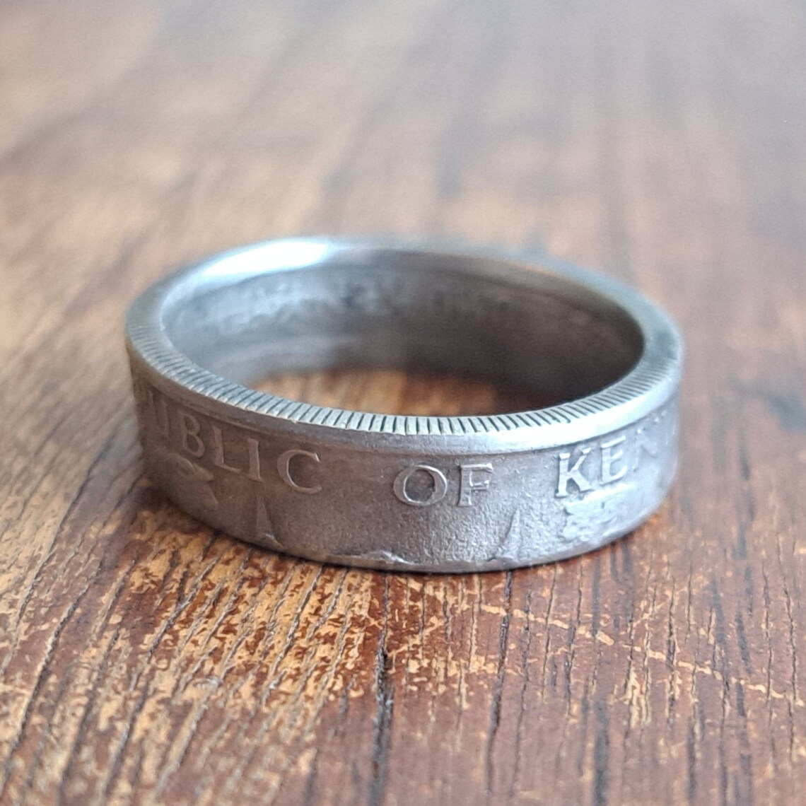 Kenya Lion Coin Ring: Genuine African Coin Jewelry - Etsy